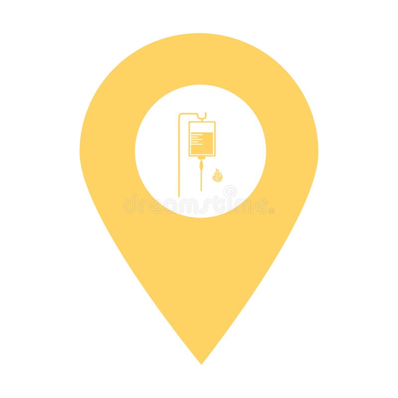 Infusion Location Map Pin Icon. Element of Map Point for Mobile Concept ...
