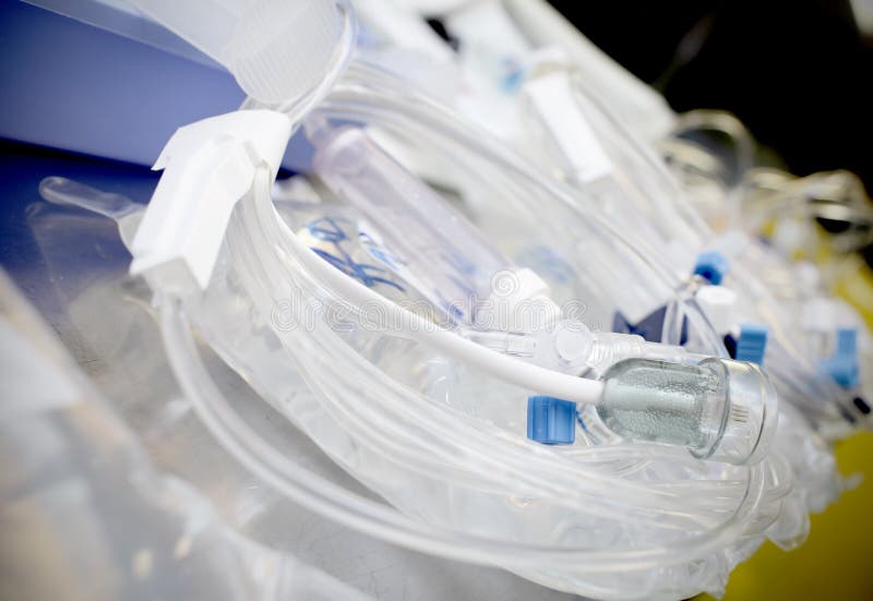 Infusion System with a Sensor Stock Image - Image of care, professional ...