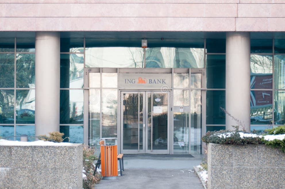 Ing bank branch editorial image. Image of architecture - 50248795