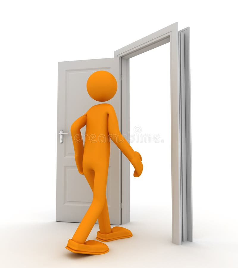 Ingang stock illustratie. Illustration of inspanning - 13624219