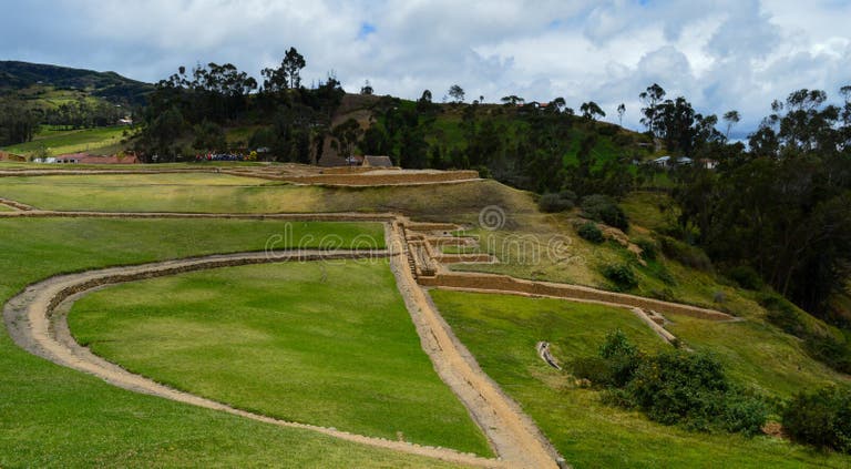 Ingapirca, Archaeological Complex, Ducts and Walls Stock Photo - Image ...