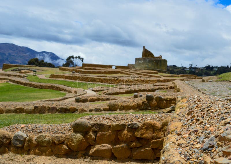 Ingapirca, Archaeological Complex, Walls and Pyramid Stock Photo ...