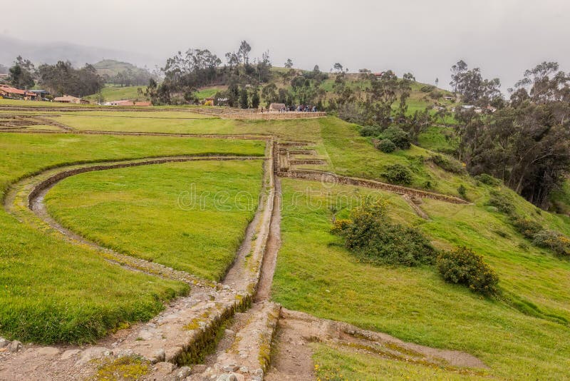 Ingapirca, the Castle Complex is of Canar Inca Origin Stock Photo ...