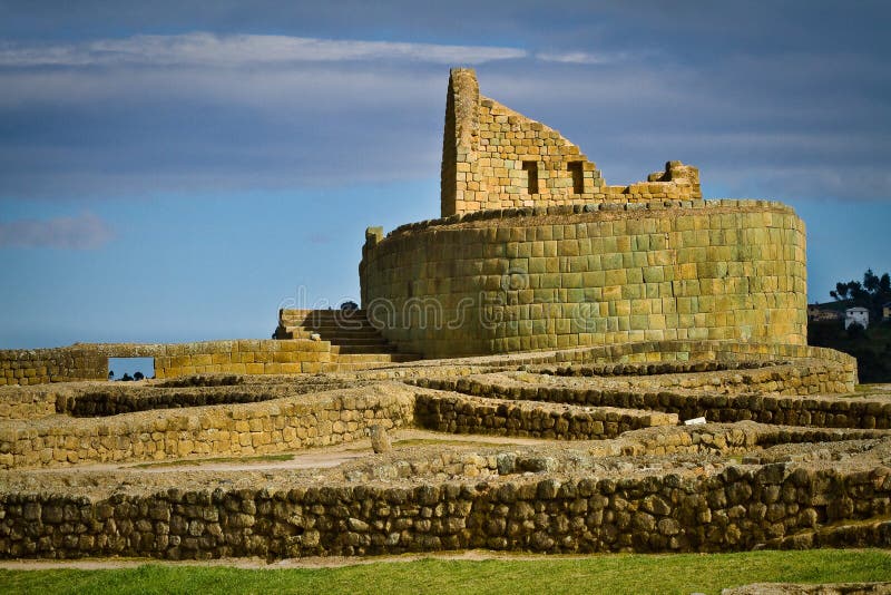 Ingapirca Important Inca Ruins in Ecuador Stock Image - Image of indian ...