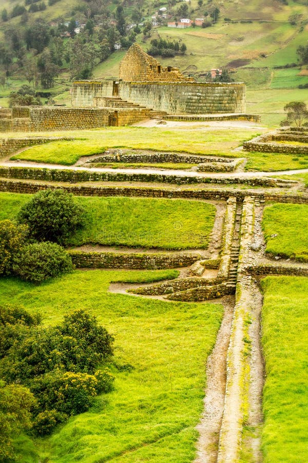 Ingapirca Inca Ruins in Ecuador Stock Photo - Image of green, antiquity ...