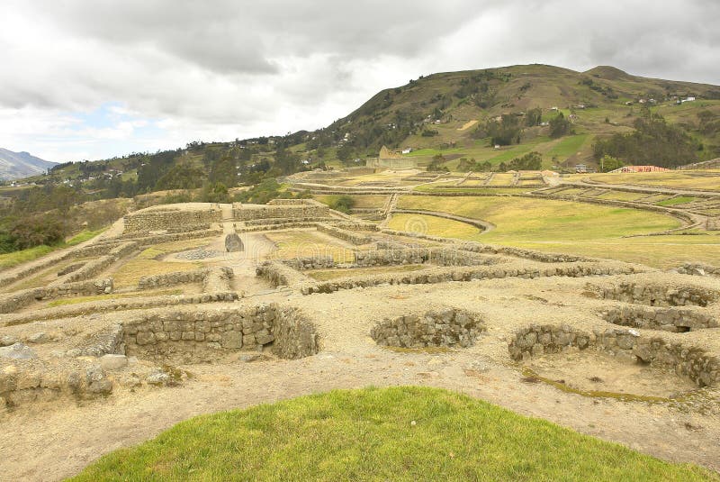 Ingapirca Temple of the Sun in Ecuador Stock Image - Image of suns ...