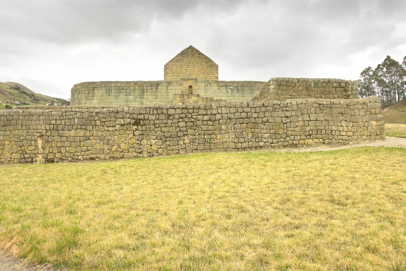 Ingapirca Temple of the Sun in Ecuador Stock Image - Image of site ...