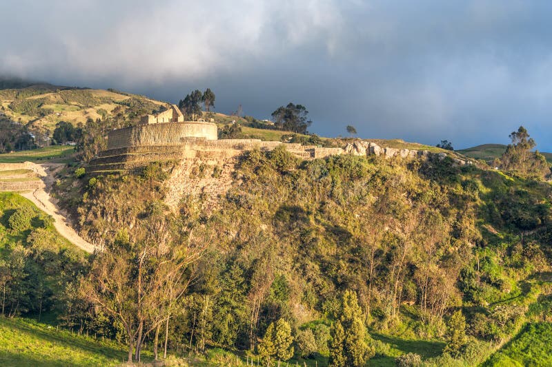 Ingapirca Inca Wall in Ecuador Stock Photo - Image of culture, inca ...