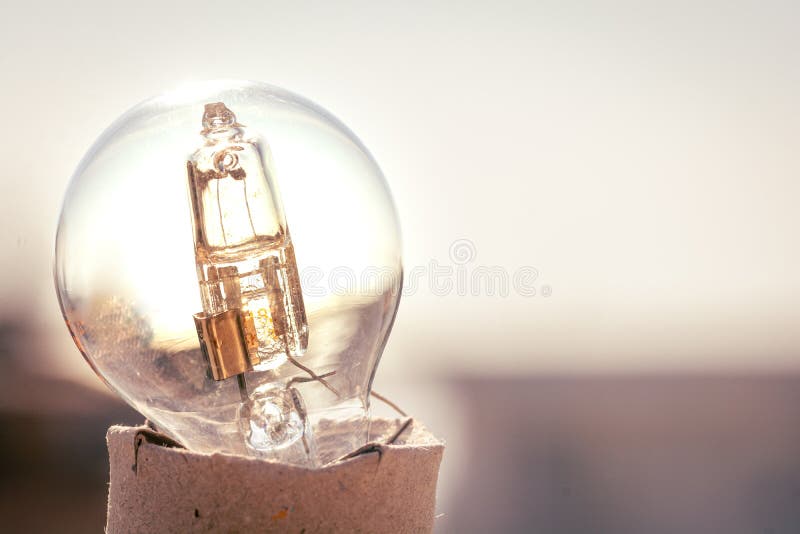 Concept of Bright Idea with Light Bulb Stock Photo - Image of ...