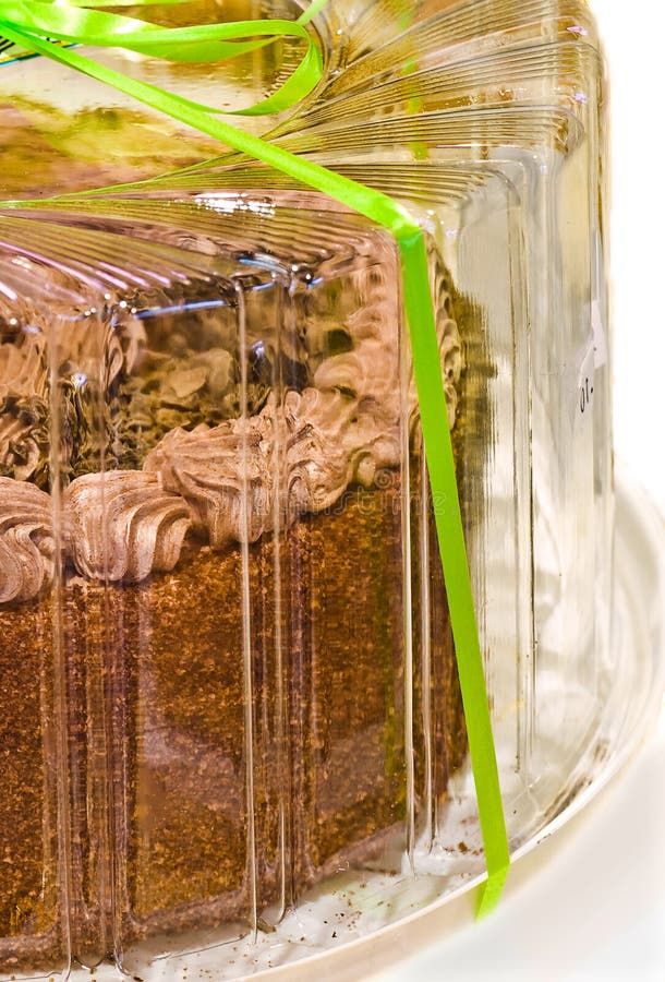 Ingepakte taart stock afbeelding. Image of keuken, banketbakkerij ...