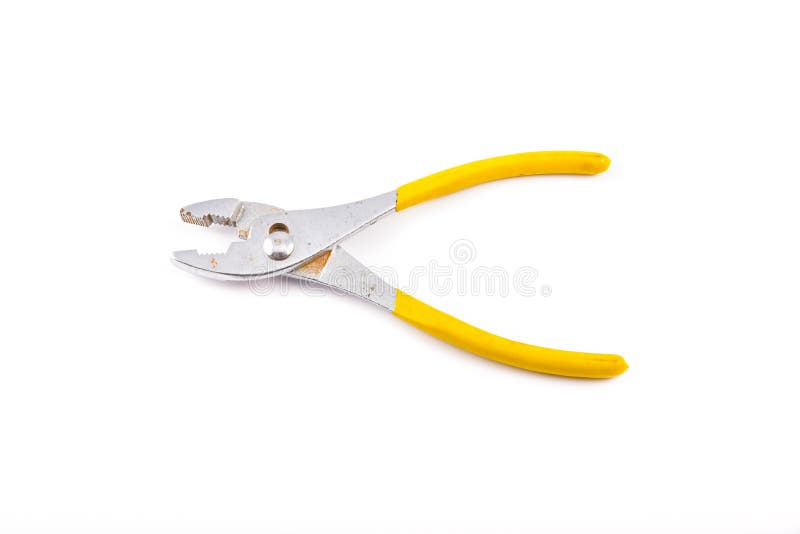 Ingiallisca le pinze immagine stock. Immagine di particolare - 43331559