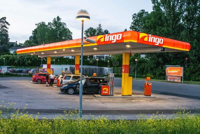 Ingo gas station editorial photo. Image of finanse, editorial - 96524446