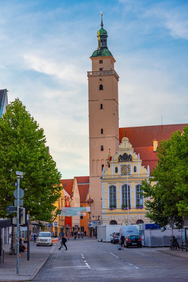 Ingolstadt, Germany, August 13, 2022: Old Town Hall in Ingolstad ...