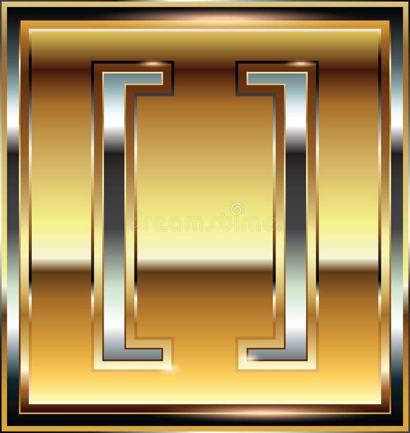 Ingot symbol illustration stock vector. Illustration of concept - 100761912