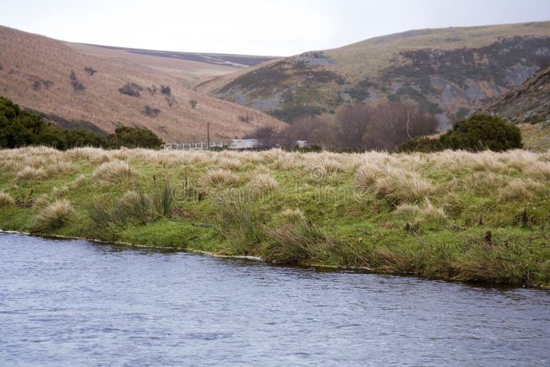 Ingram Valley and the River Breamish, Northumberland Stock Photo ...