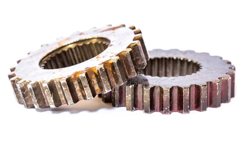 Ingranaggi Industriali Del Metallo Fotografia Stock - Immagine di ...