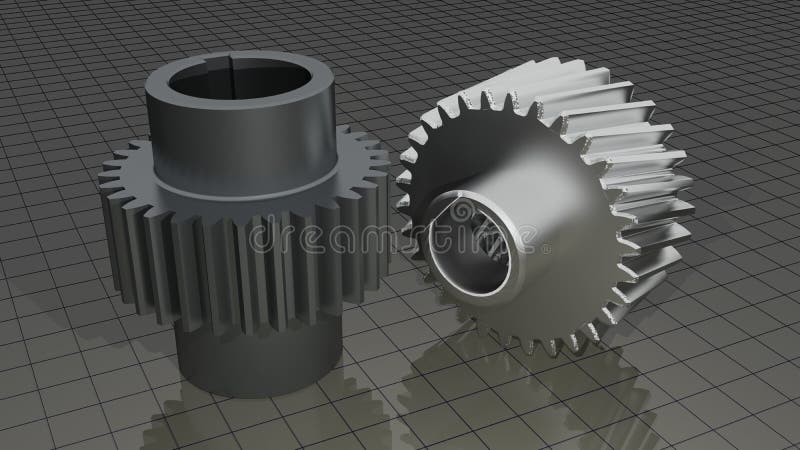 Ingranaggi - ruote dentate illustrazione di stock. Illustrazione di ...