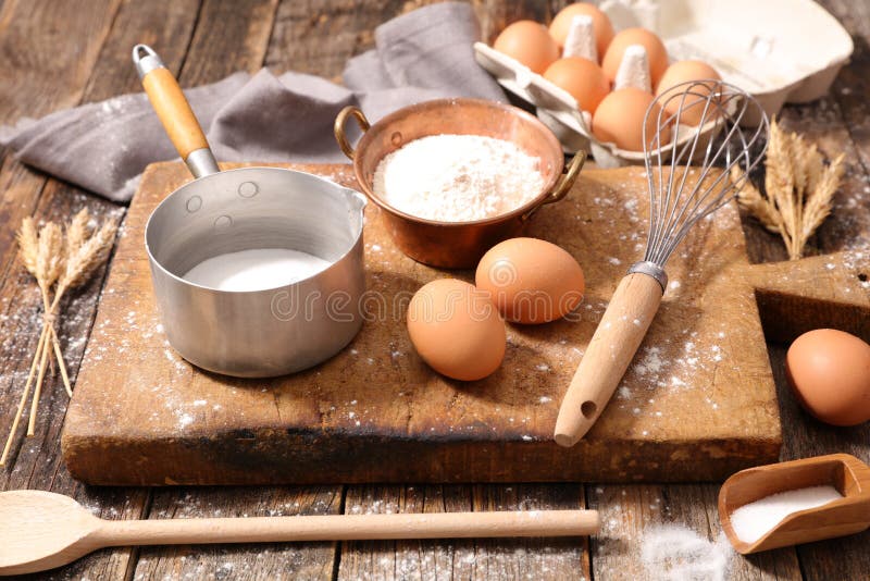 Ingredient for cake stock image. Image of homemade, pastry - 101194431
