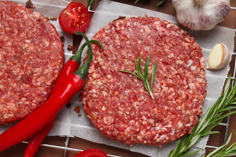 Ingredient for Cooking Grilled Meat - Ground Meat Stock Photo - Image ...