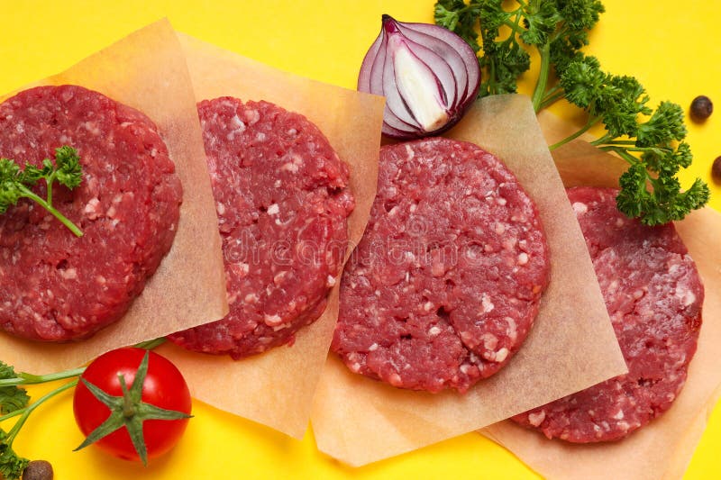 Ingredient for Cooking Grilled Meat - Ground Meat Stock Photo - Image ...