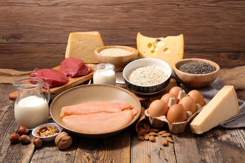 Protein Rich Foods stock image. Image of nutrients, healthy - 19386693