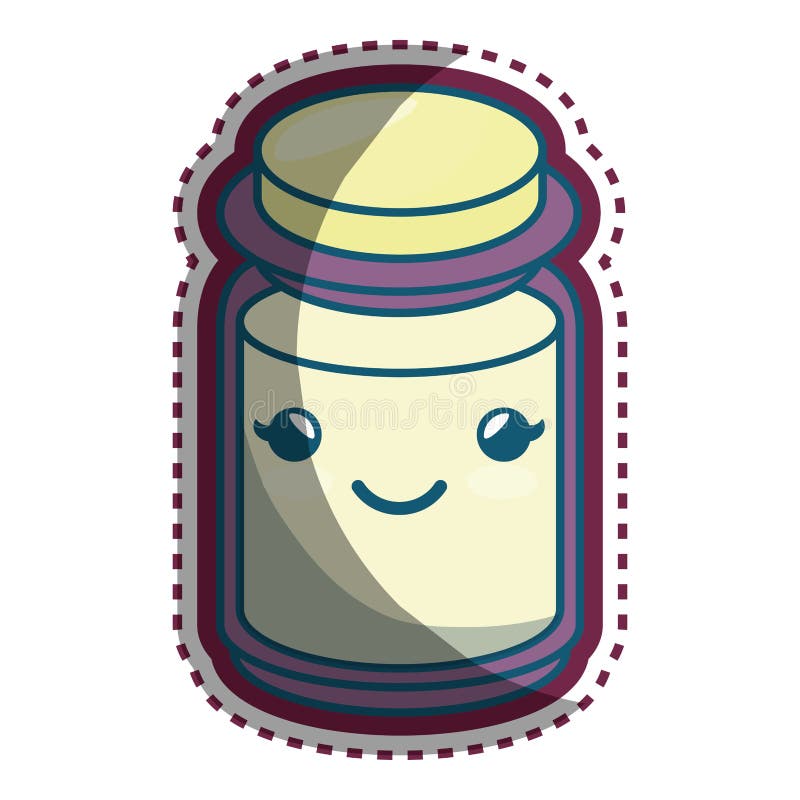 Ingredient Packing Food Cartoon Character Stock Vector - Illustration ...