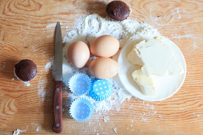 Ingredients for Baking Cake. Stock Photo - Image of cookies, dessert ...