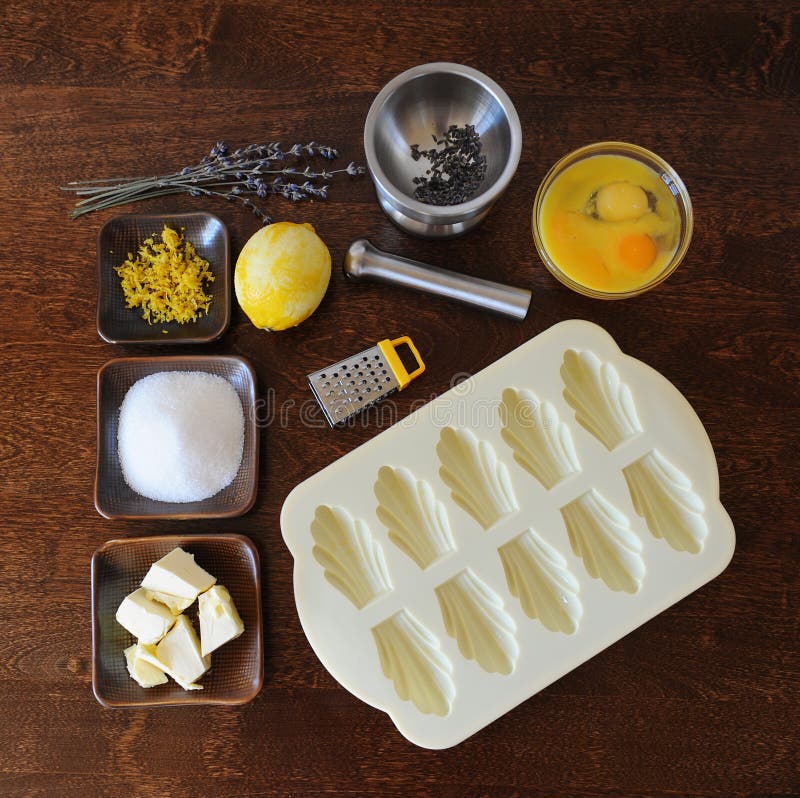 Ingredients for Baking on the Wood Table Stock Image - Image of cake ...