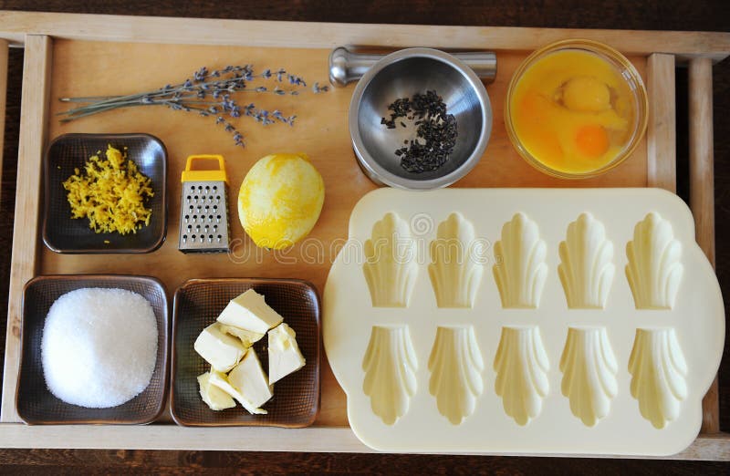 Ingredients for Baking on the Wood Table Stock Photo - Image of eggs ...