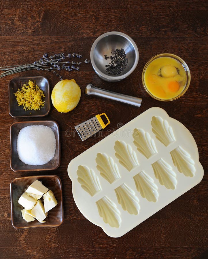 Ingredients for Baking on the Wood Table Stock Photo - Image of butter ...