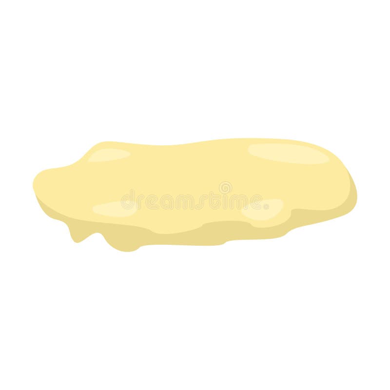 Vector Illustration of Creamy Cheese. Collection of Creamy Cheese ...