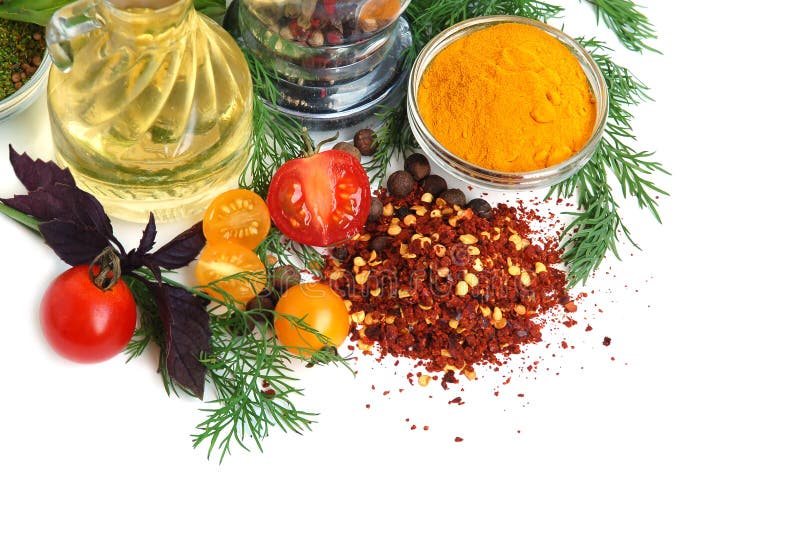 Ingredients for cooking stock image. Image of condiment - 21446141