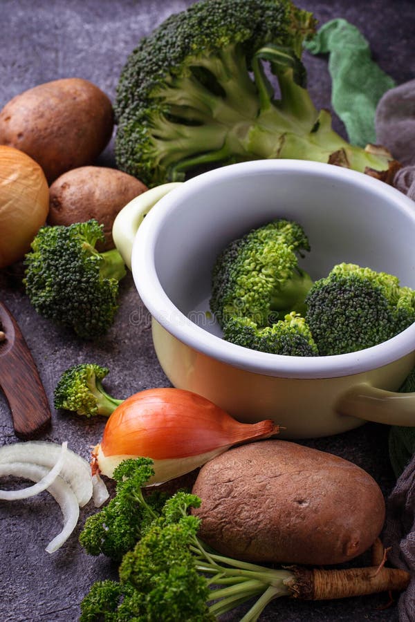 Ingredients for Cooking Vegetable Soup Stock Image - Image of homemade ...
