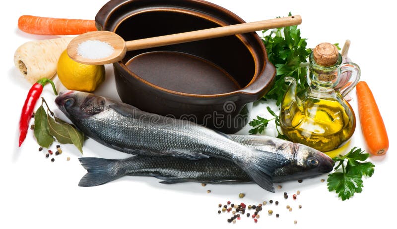 Ingredients for fish soup. stock photo. Image of freshness - 74183468