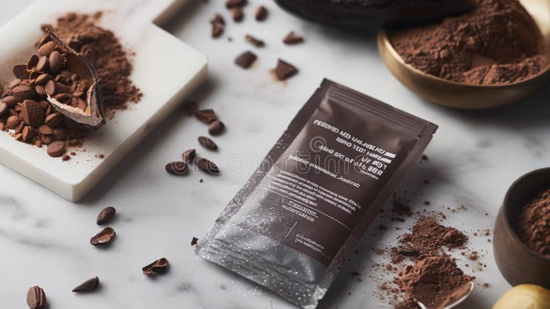 Ingredients for Making Hot Chocolate with Chocolate Powder and Cocoa ...