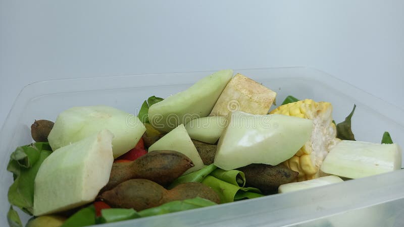 Ingredients for Making Tamarind Vegetables Stock Photo - Image of dish ...