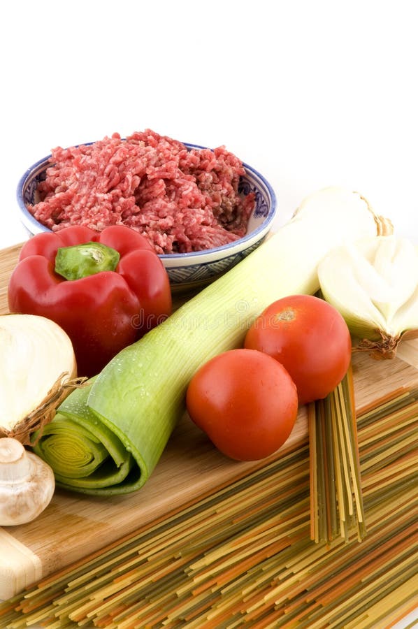 Ingredients spaghetti stock photo. Image of grain, spaghetti - 5002176