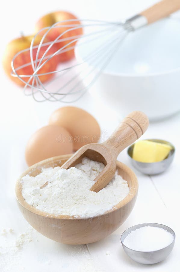 Ingredients to make a cake stock image. Image of cake - 19796171