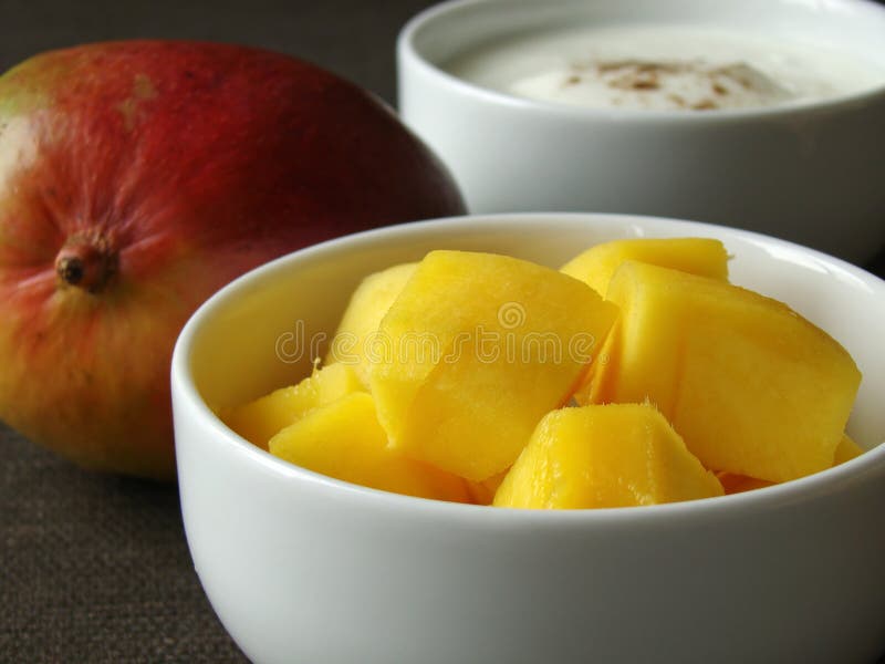 Ingredients To Mix Mango Lassi Stock Photo - Image of lassi, fruity ...