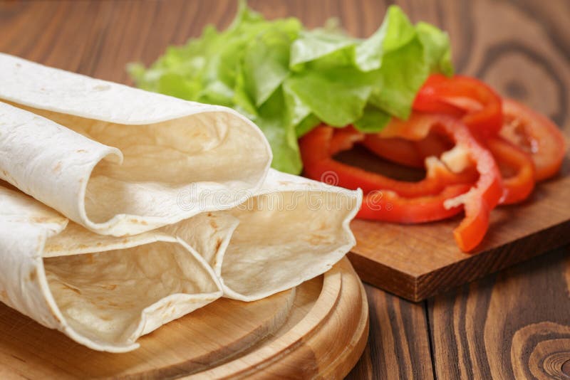 Ingregients Para El Taco O El Burrito Mexicano De La Comida Imagen de ...