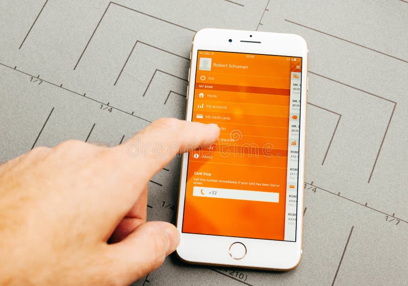 Ings Online Bankwezen Op IPhone 7 Plus De Toepassingssoftware ...
