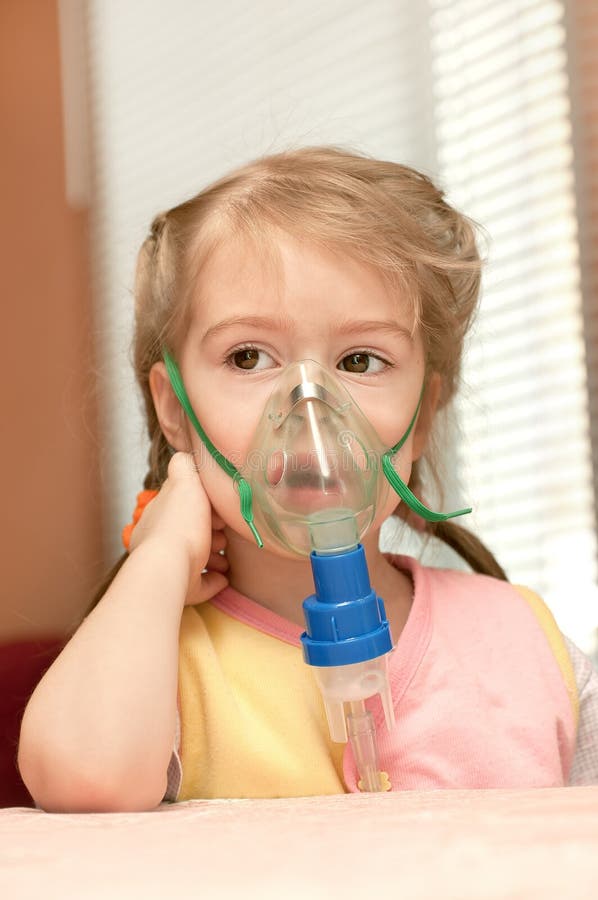 Inhalation stock photo. Image of mouth, lung, asthmatic - 18308770