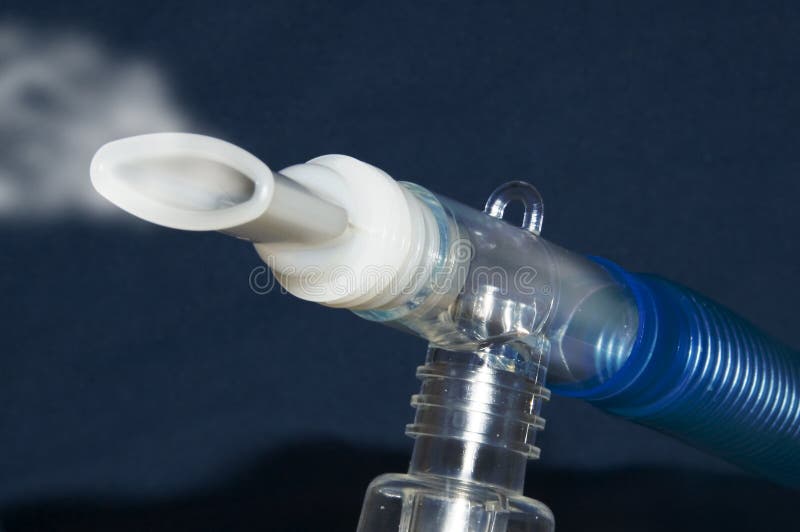 Inhalation therapy stock image. Image of asthmatic, sick - 1559889