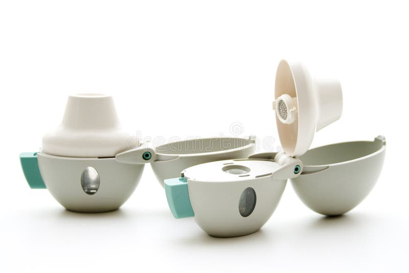 Inhalatoren für Asthma stockfoto. Bild von luft, inhalator - 15997244