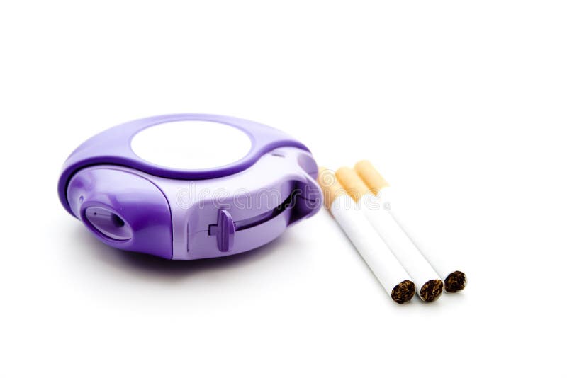 Inhaler With Cigarette Picture. Image: 15997236