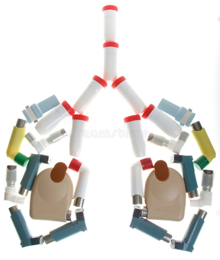 Inhaler lungs stock image. Image of chemistry, health - 9528295