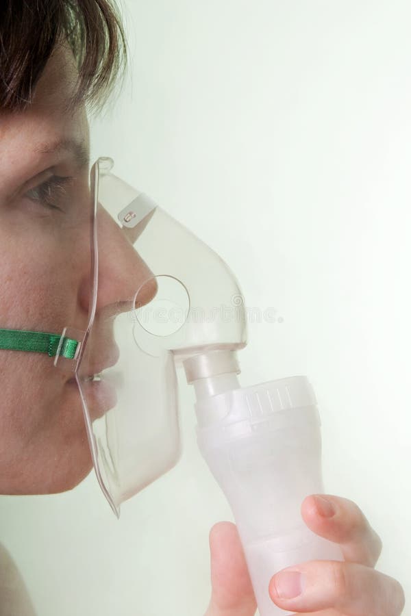 Inhaling mask stock photo. Image of healthcare, asthmatic - 10826002
