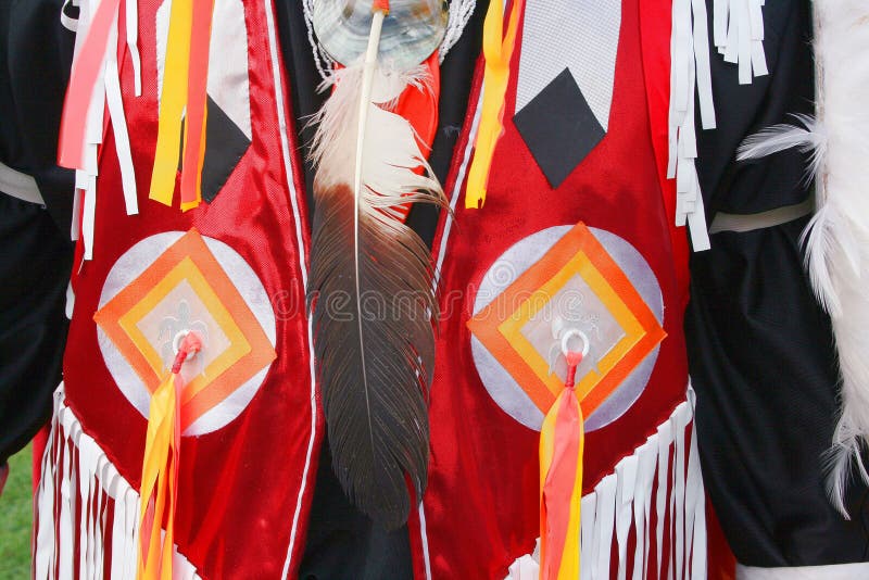 Inheems Amerikaans Vest stock afbeelding. Image of veer - 3125891