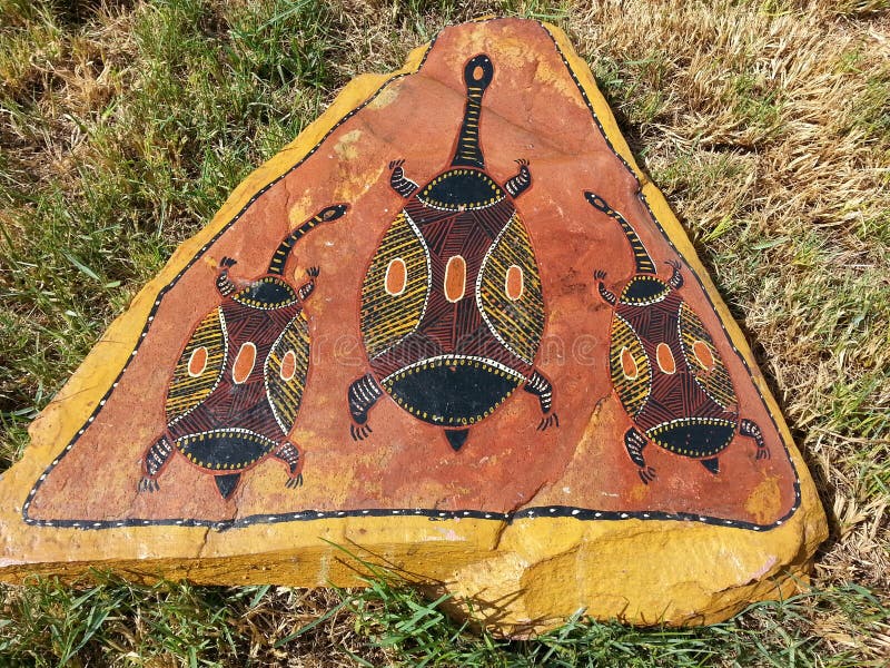 Inheems Kunstwerk stock afbeelding. Afbeelding bestaande uit verf ...