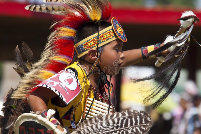 Inheems Pow Wauw Zuid-Dakota Redactionele Stock Afbeelding - Image of ...